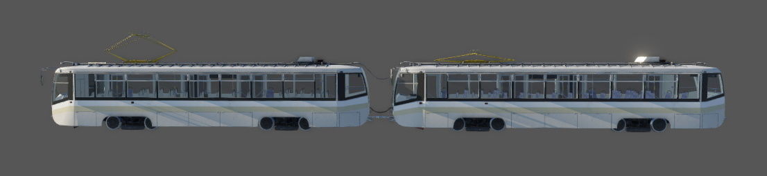 3D model KTM-19 Tram VR / AR / low-poly | CGTrader
