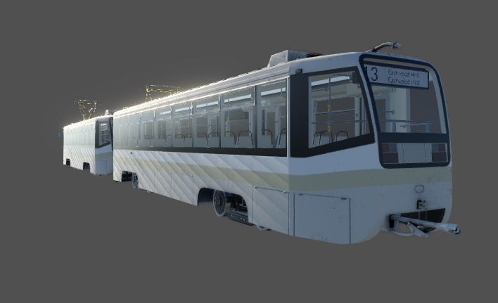 3D model KTM-19 Tram VR / AR / low-poly | CGTrader