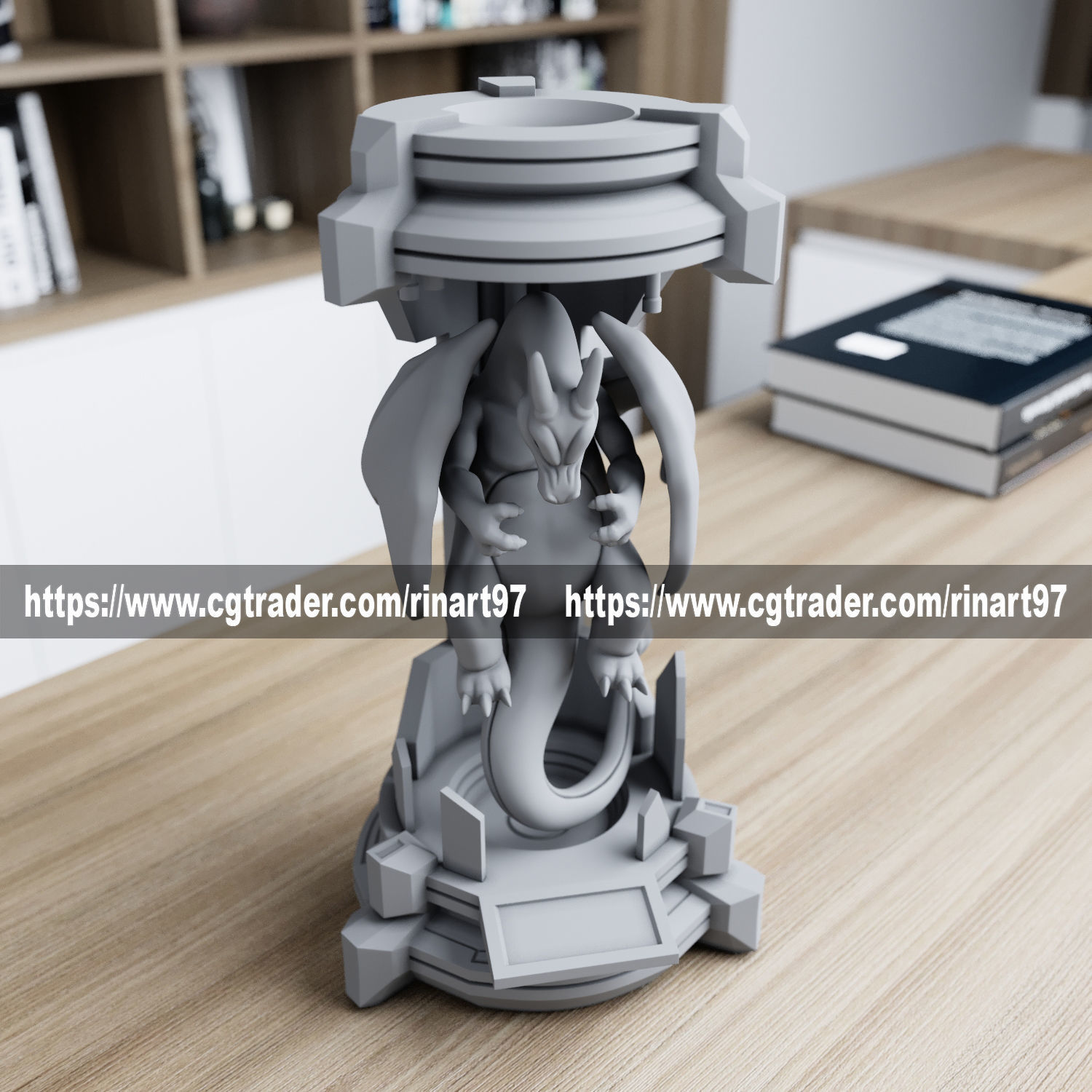 Charizard in the lab from pokemon 3D model 3D printable | CGTrader