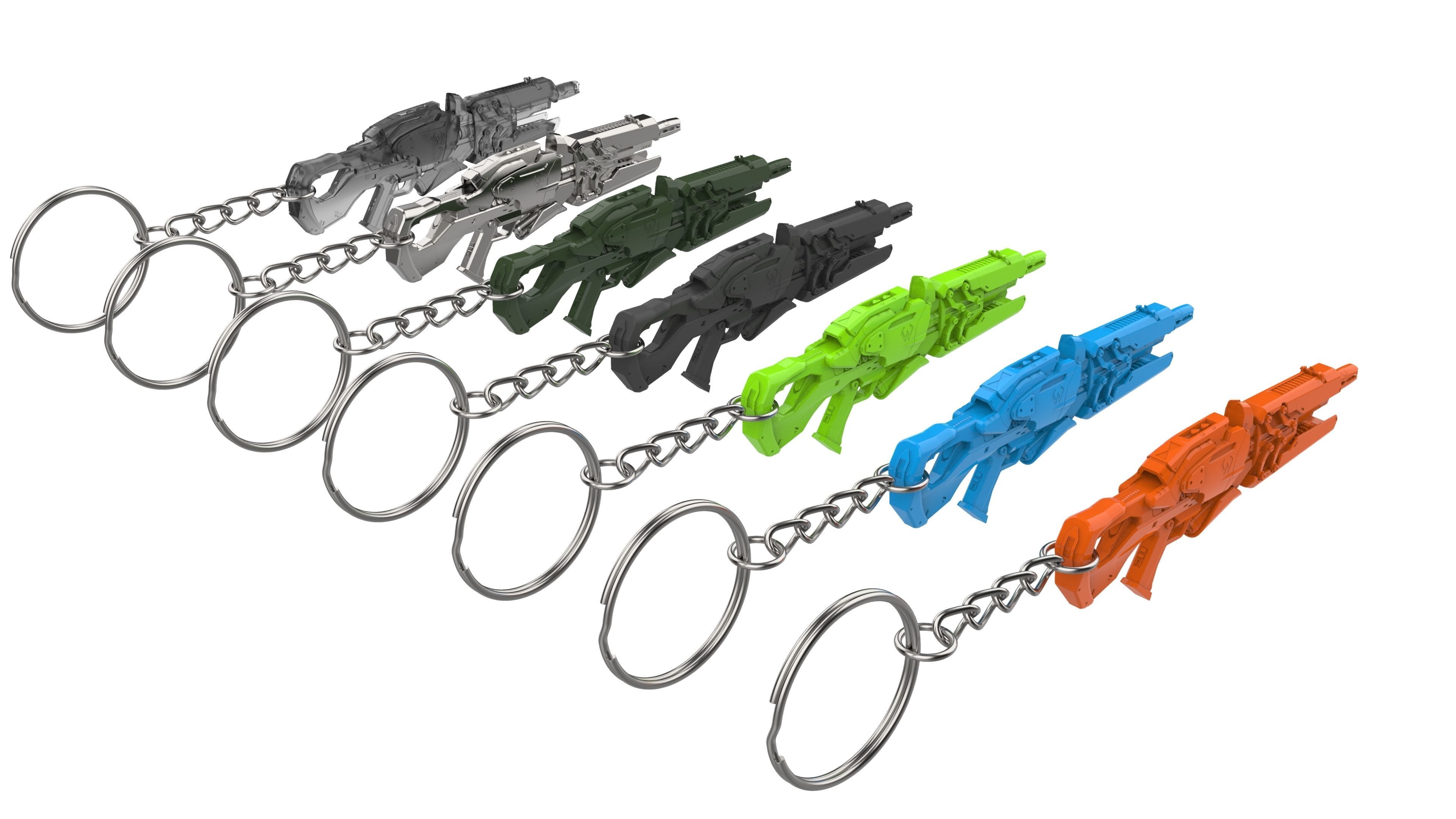 Keychain - Widowmaker Noir Skin - Overwatch - Printable - STL 3D model ...