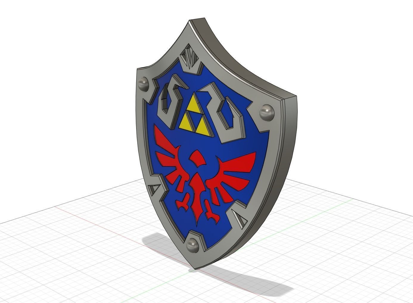 Master Shield 3D model 3D printable | CGTrader