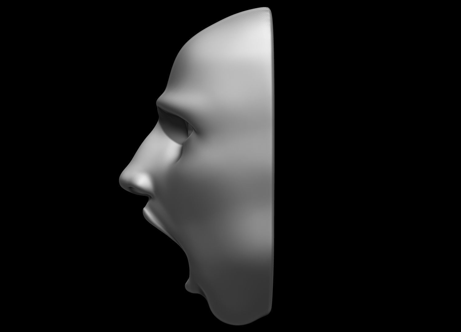 Face Wall Art 3D model 3D printable | CGTrader
