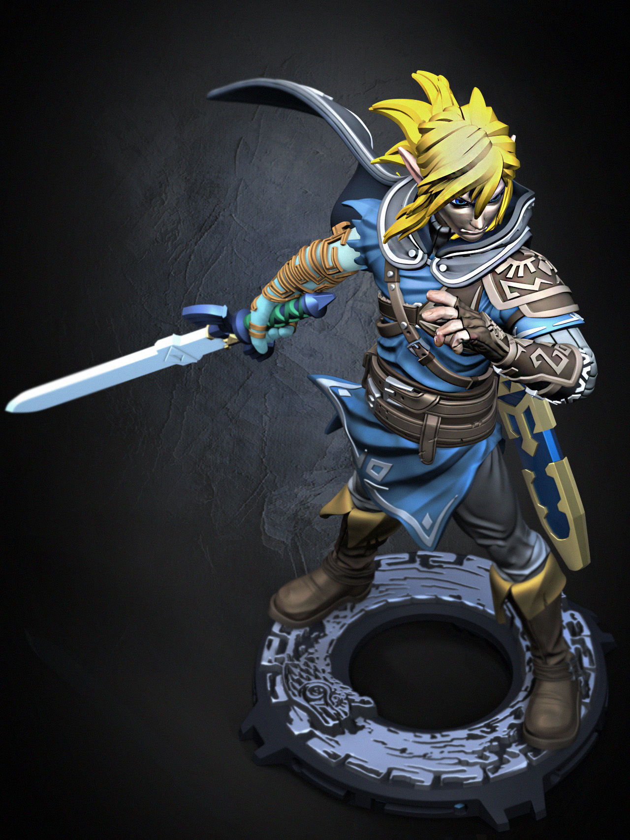 Link Fan Art 3D model 3D printable | CGTrader