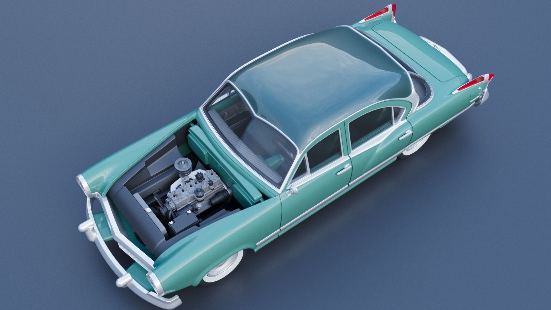 Kaiser Manhattan 1954 3D model 3D printable | CGTrader