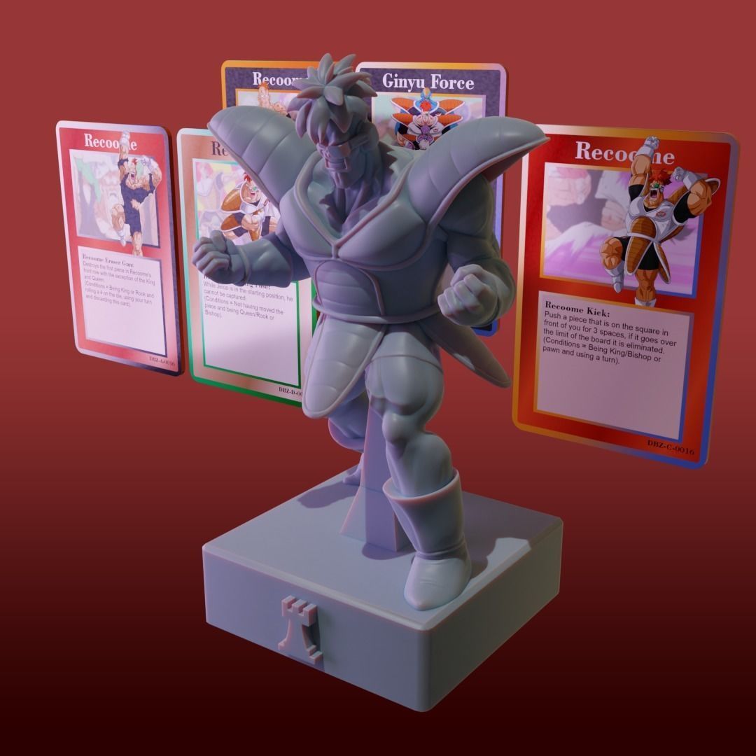 Chess Pack Recoome Ginyu Force from Dragon Ball series 3D model 3D ...