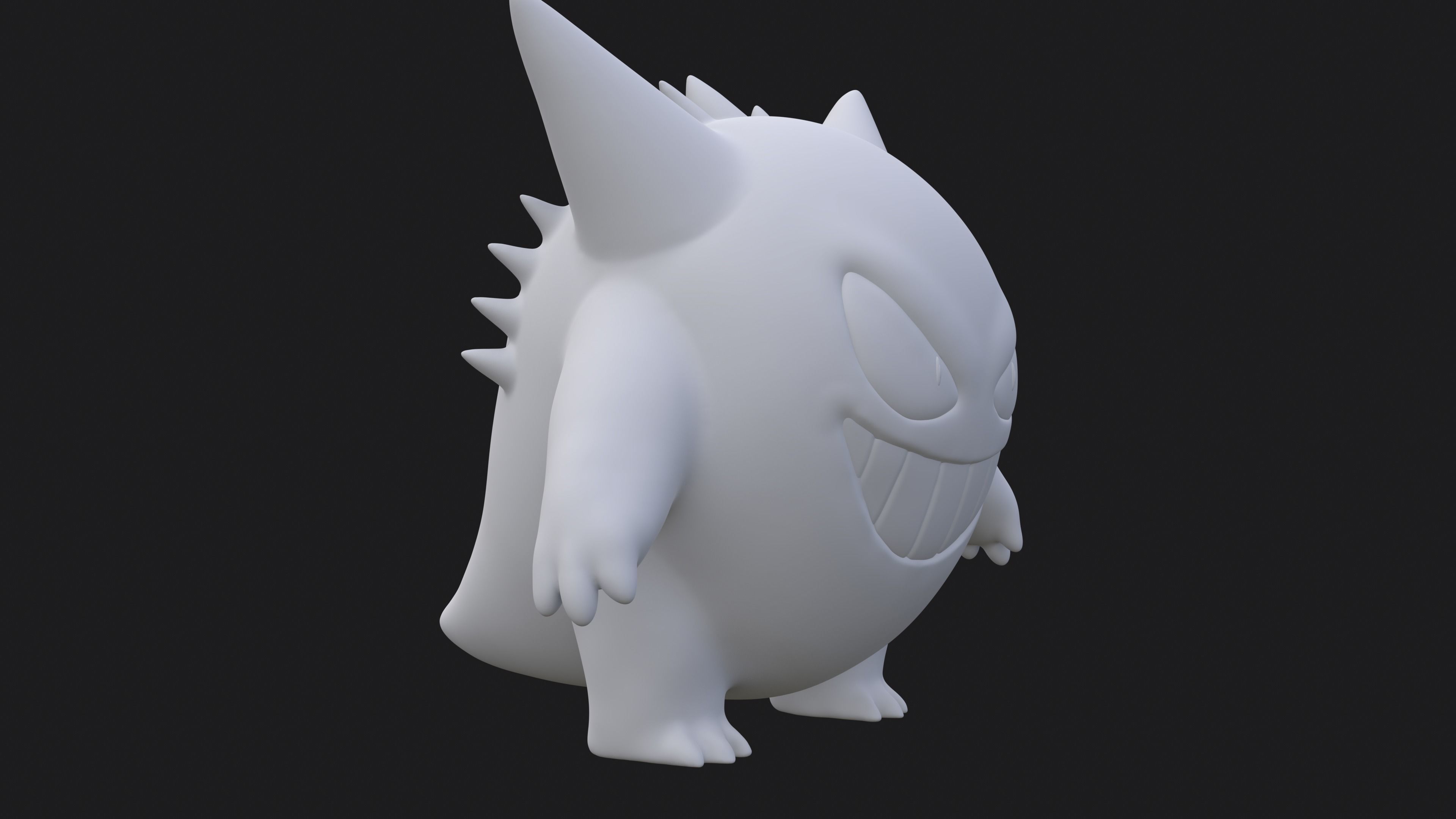 Gengar - Pokemon 3d Print Model free 3D model 3D printable | CGTrader