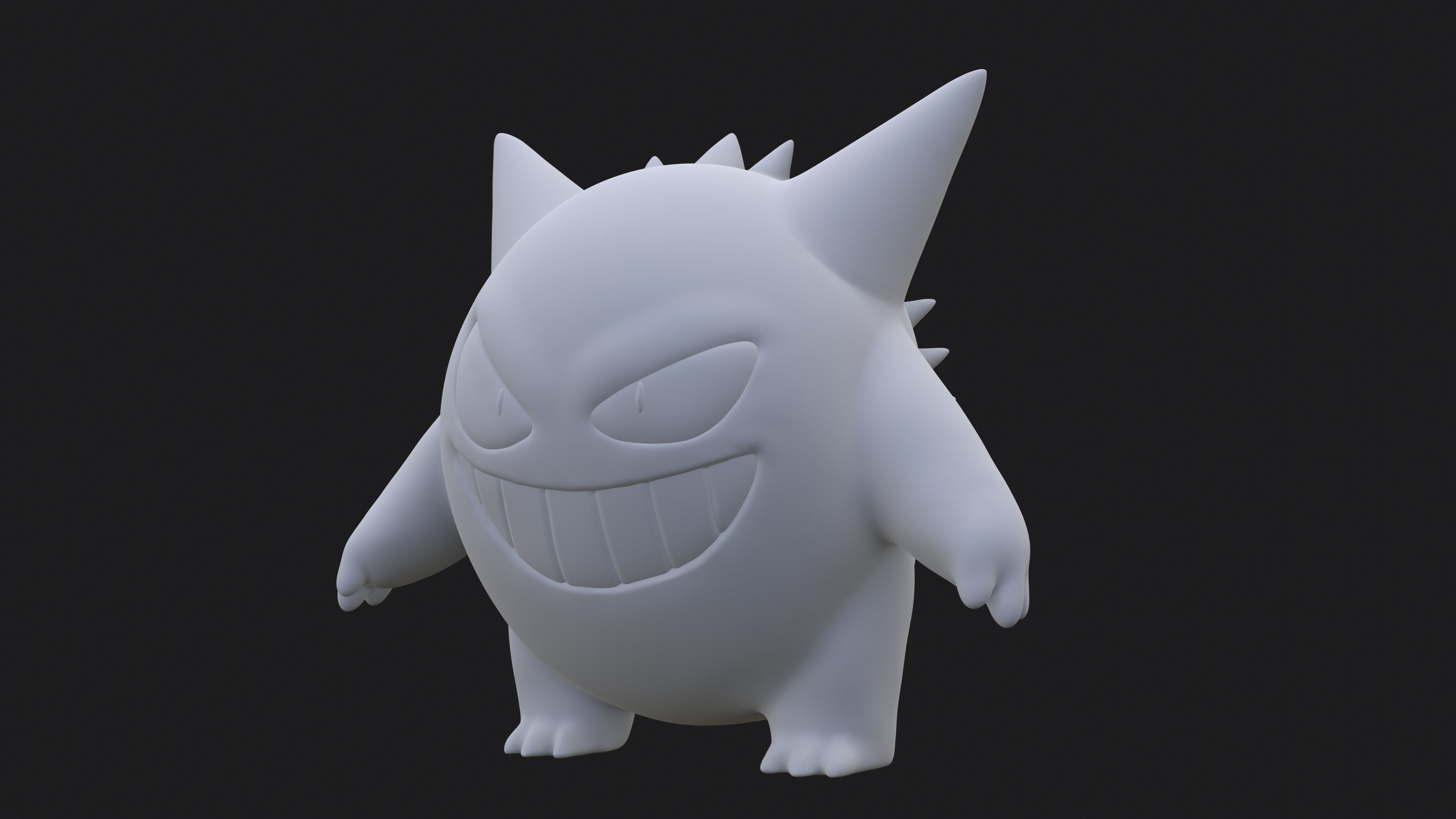 Gengar - Pokemon 3d Print Model 3D model 3D printable | CGTrader
