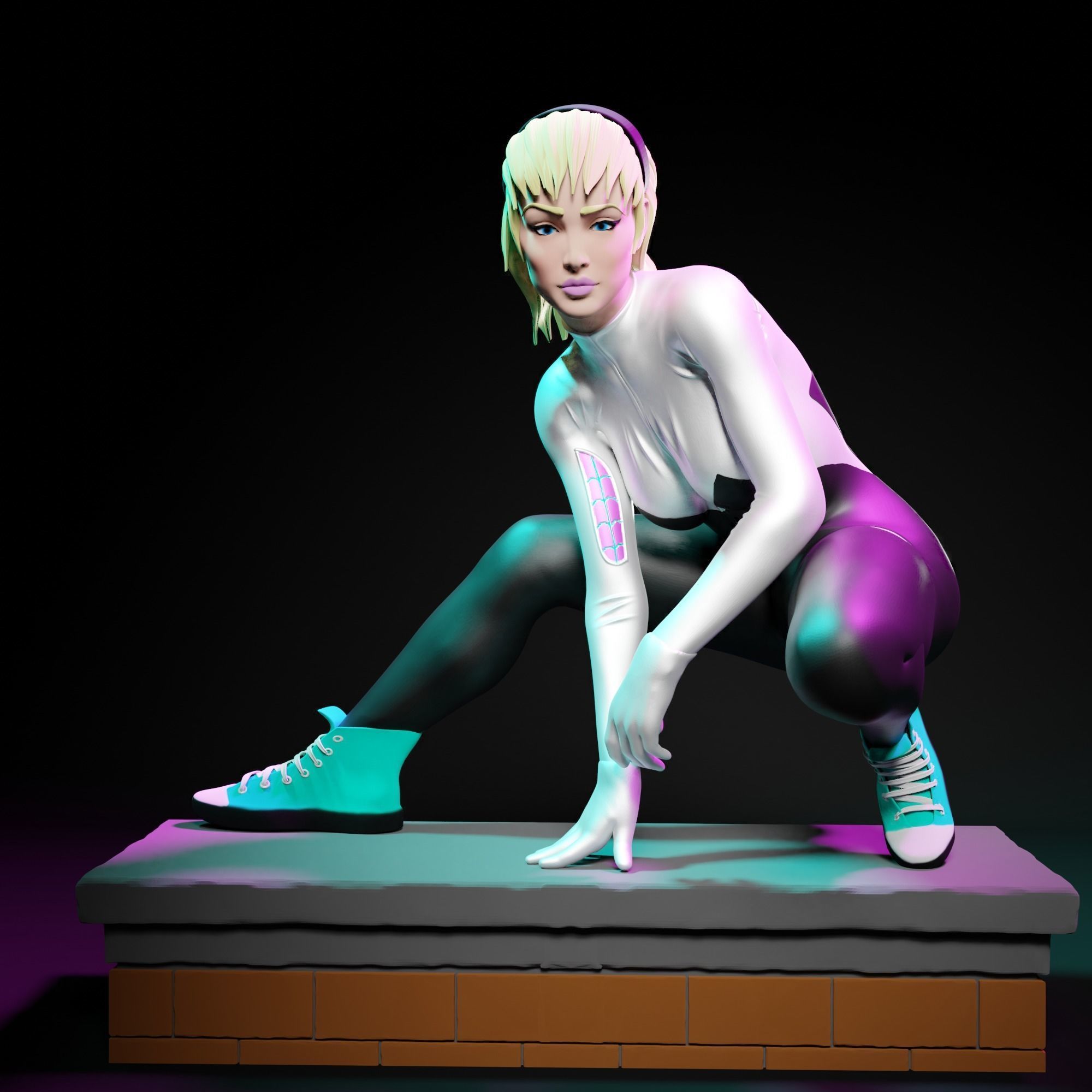 Spider Gwen 3d Model 3d Printable Cgtrader