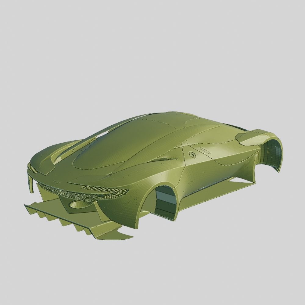Aston Martin DP-100 Vision Gran Turismo 2015 Printable Body 3D model 3D ...