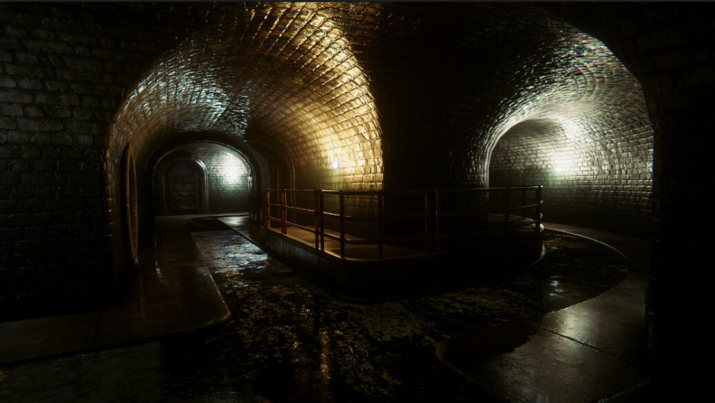 3D model Modular Sewer Environment VR / AR / low-poly | CGTrader