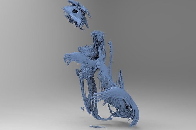 Dantes Demon Clawed ghost 2 3D model | CGTrader