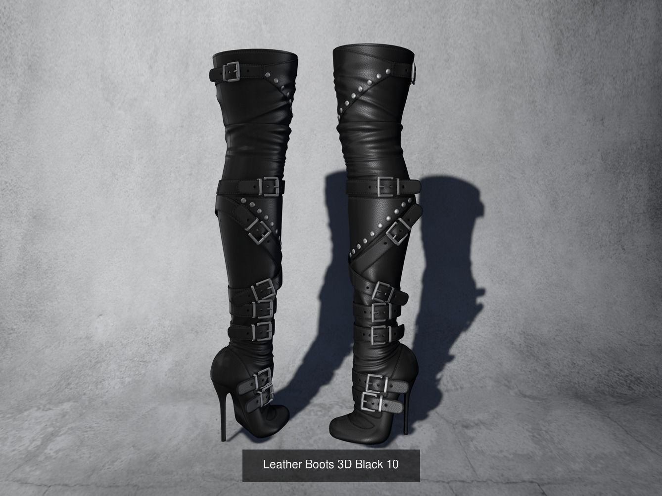 Boots 3D Model Collection VR / AR / low-poly | CGTrader