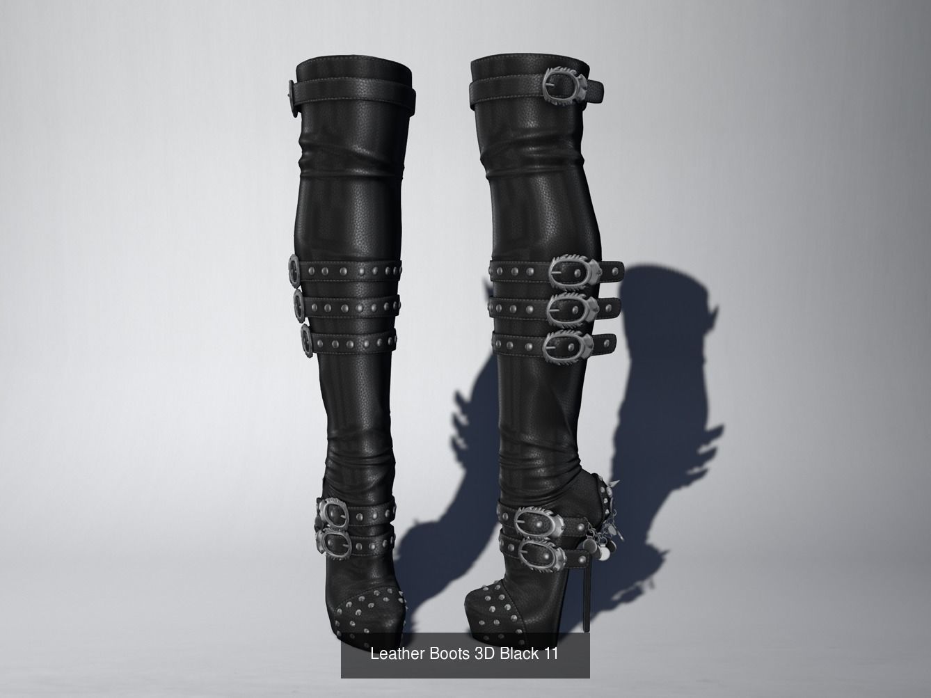 Boots 3D Model Collection VR / AR / low-poly | CGTrader