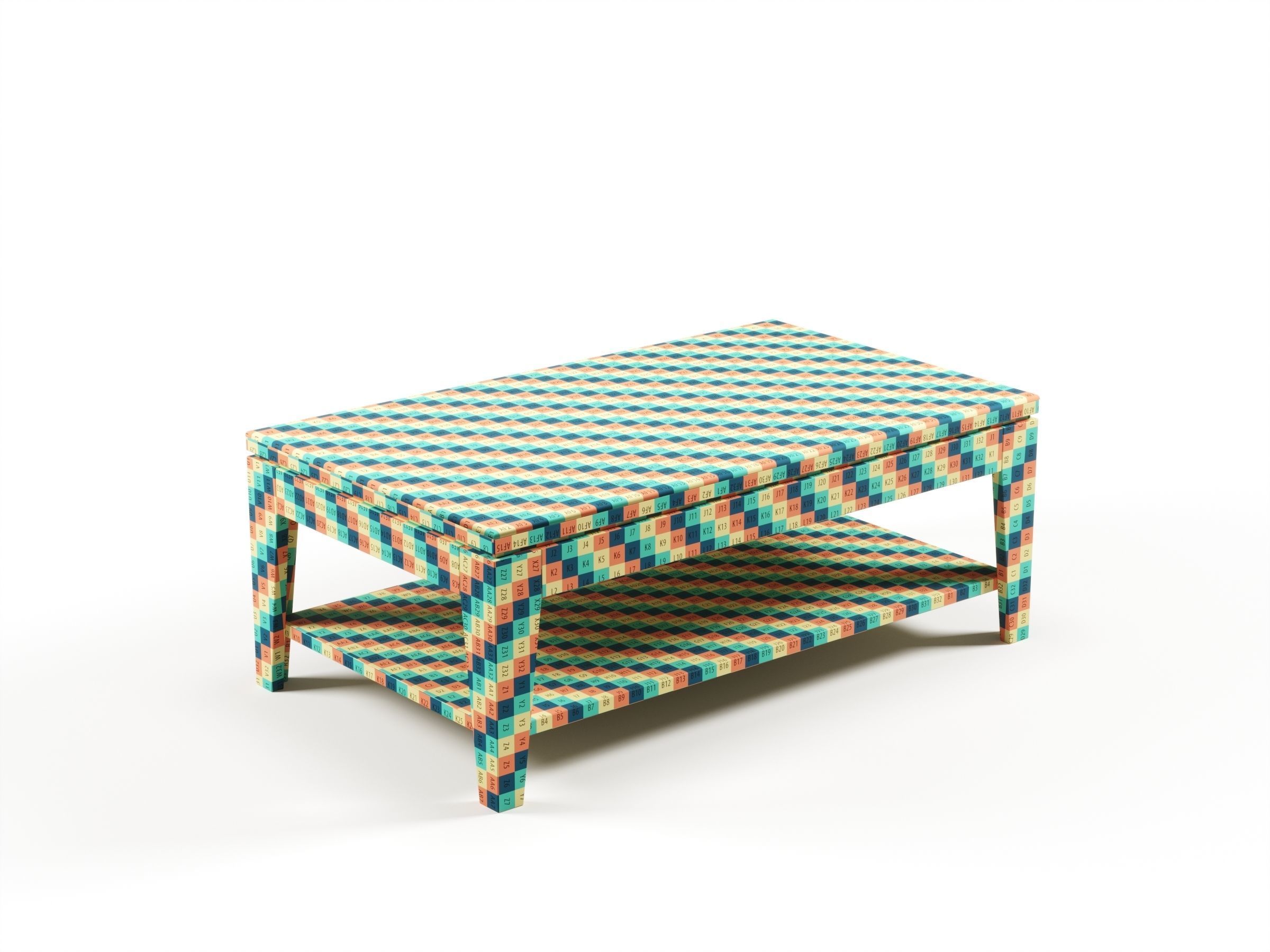 Modern Office Coffee Table For Director free 3D model | CGTrader