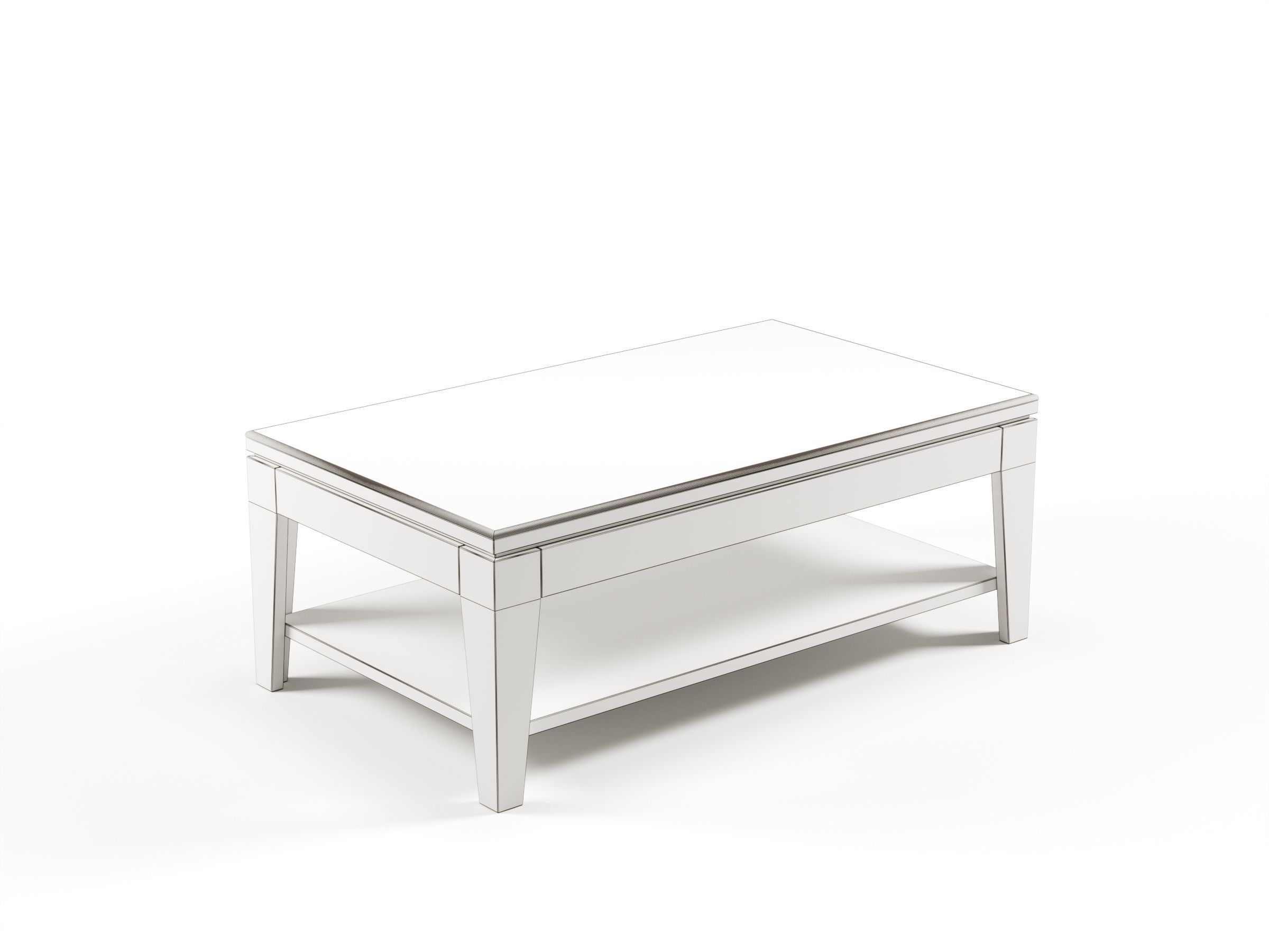 Modern Office Coffee Table For Director free 3D model | CGTrader