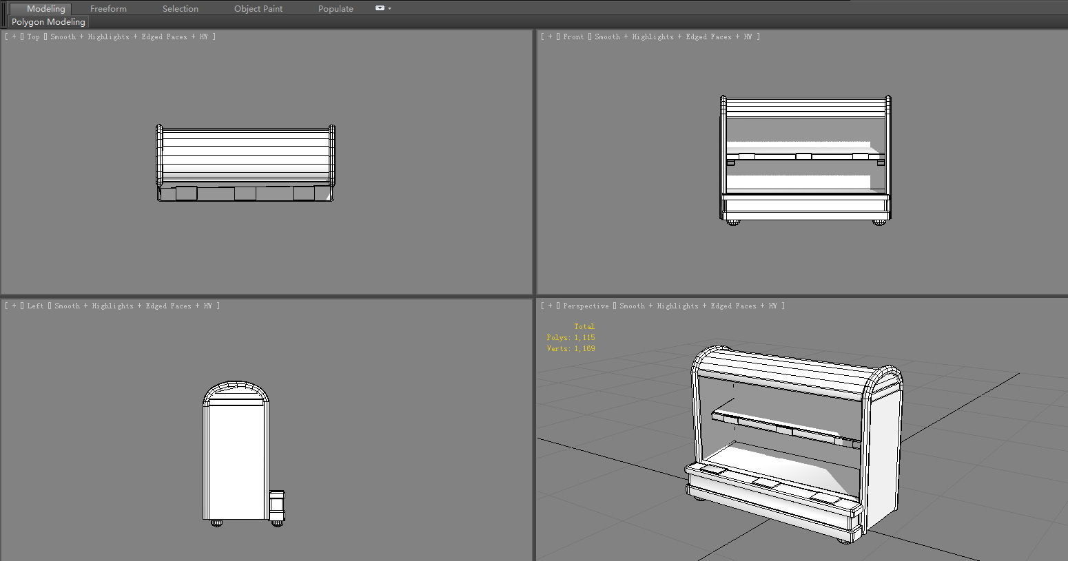 3D model Cartoon freezer - keep in cold storage VR / AR / low-poly ...