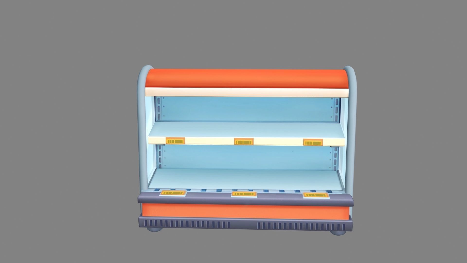 3D model Cartoon freezer - keep in cold storage VR / AR / low-poly ...