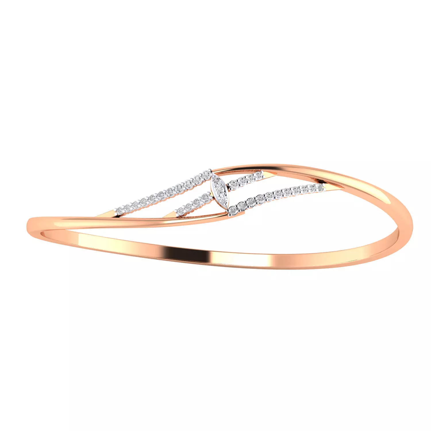 Women Bangle Bracelet STL JCD Render Details 3D model 3D printable ...