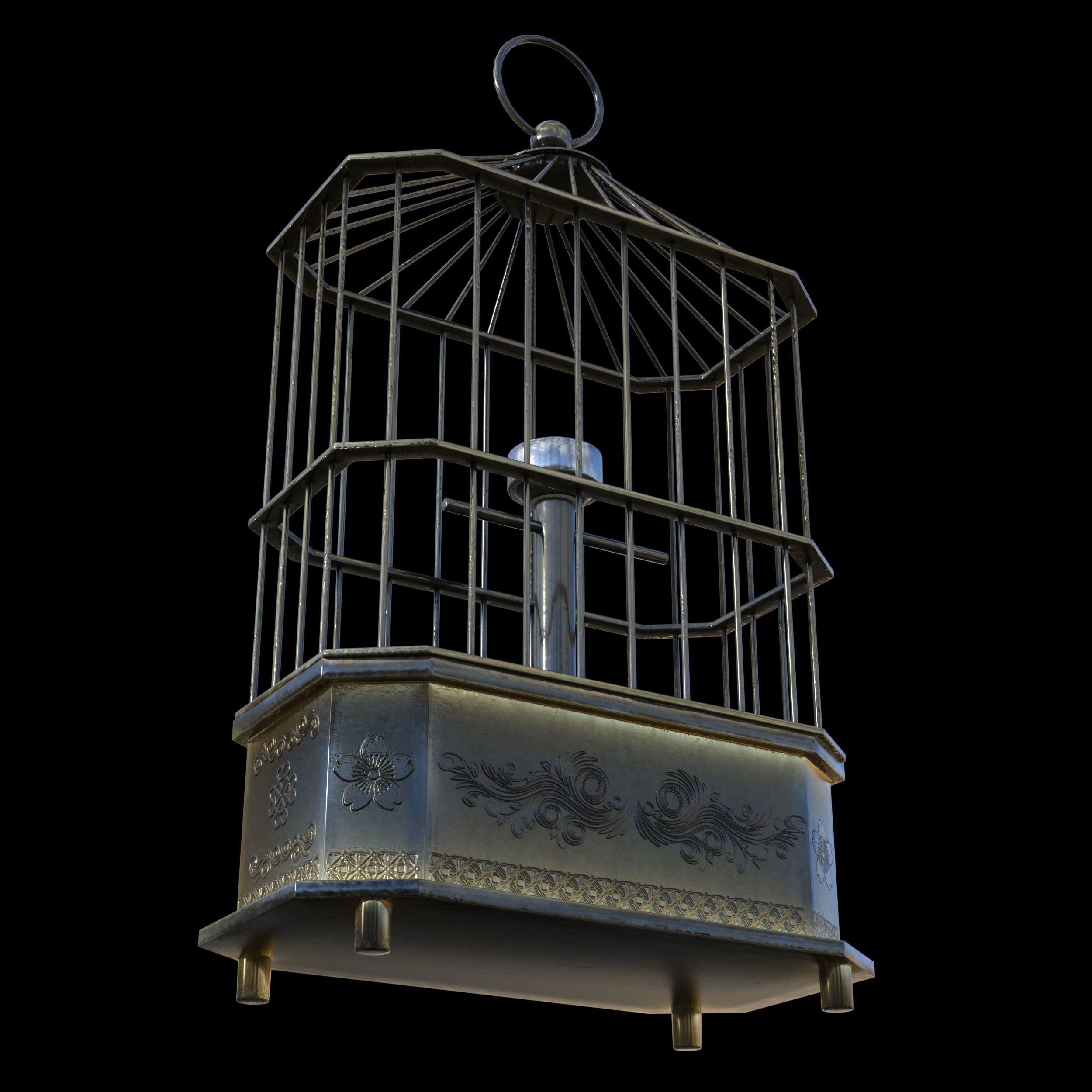 Medieval Bird Cage 3D Model 3D model | CGTrader