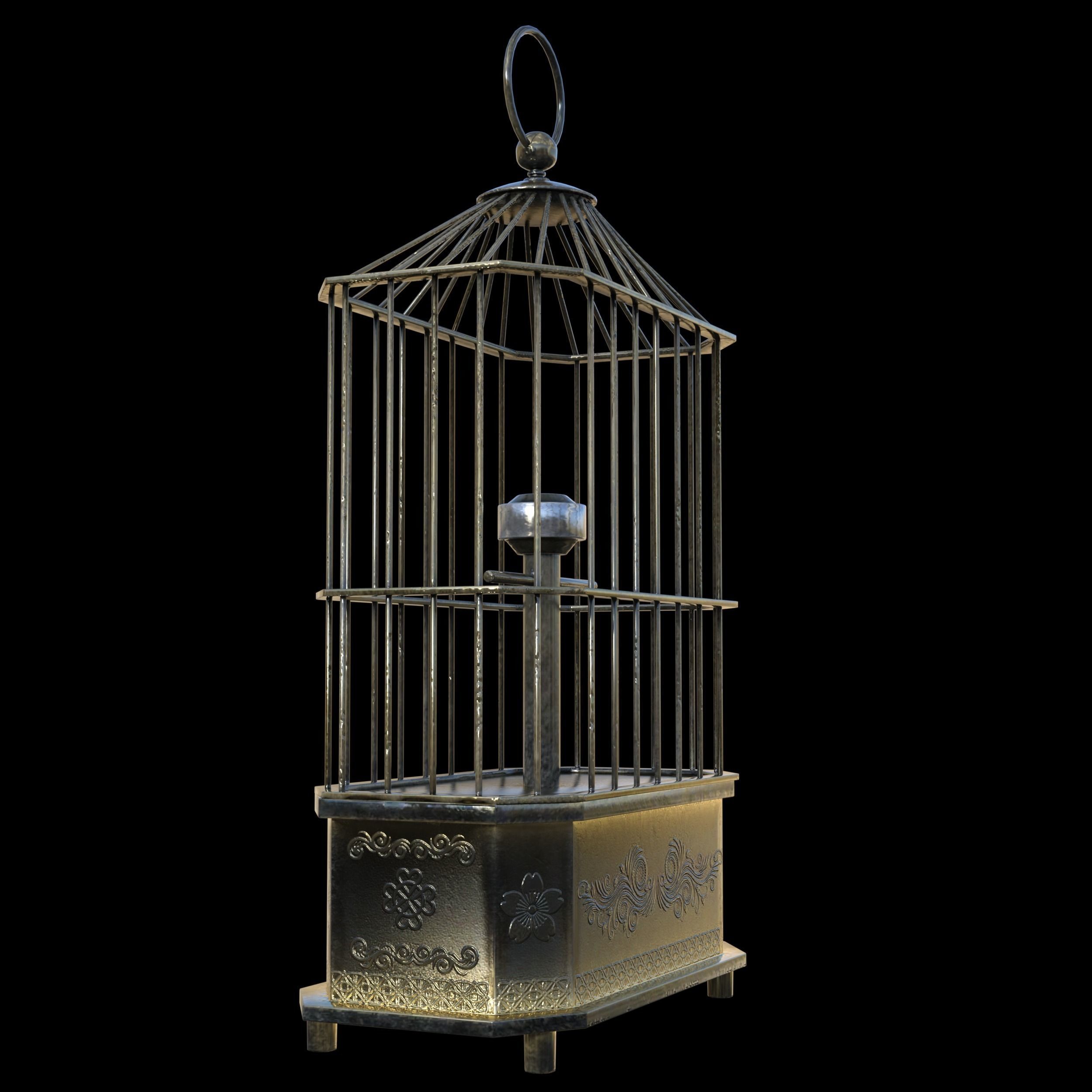 Medieval Bird Cage 3D Model 3D model | CGTrader