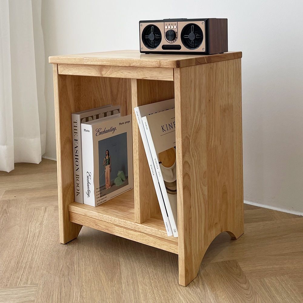 Solid Wood Mini Bedside Table Shelf 3D model | CGTrader