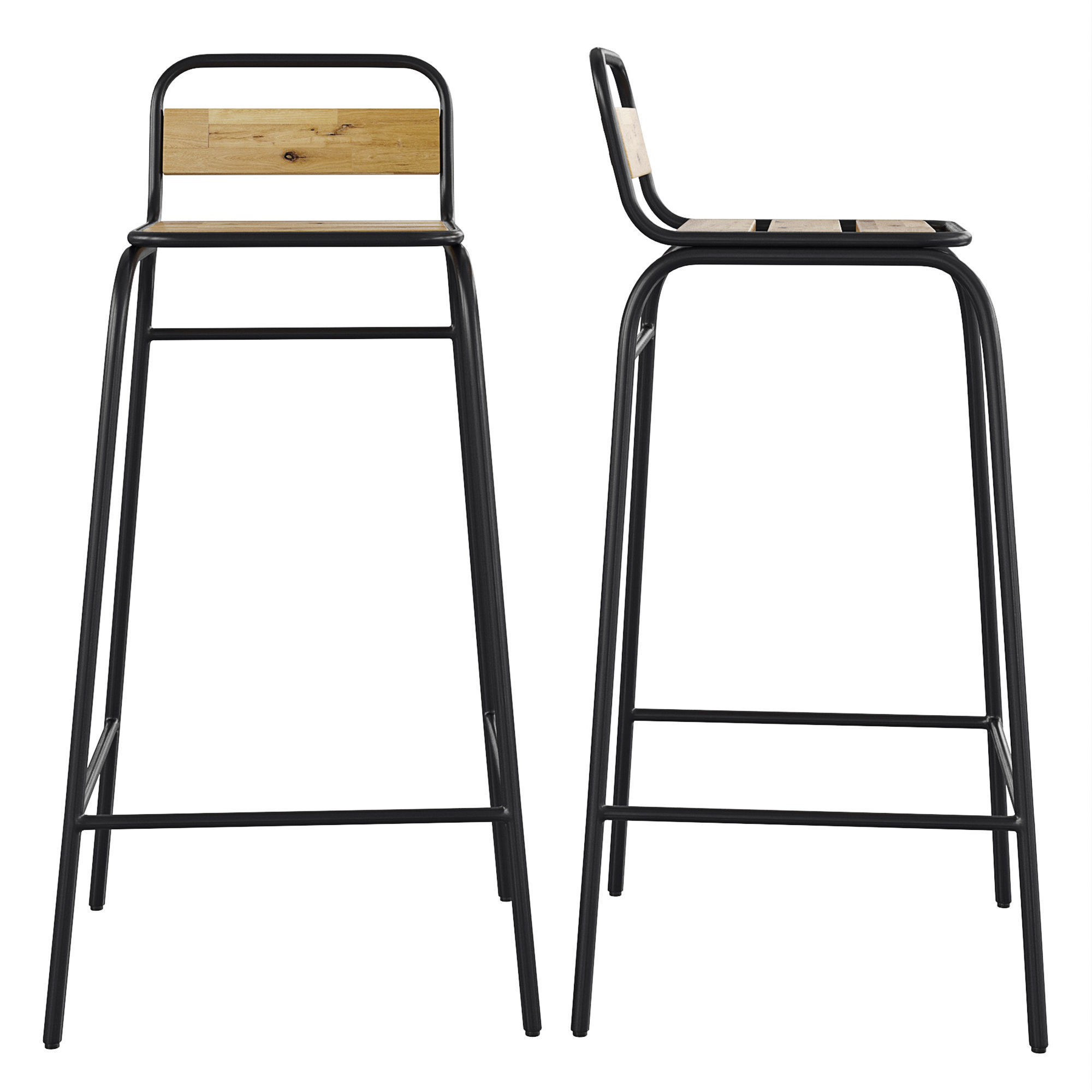 Bar Stool Hiba 3D model | CGTrader