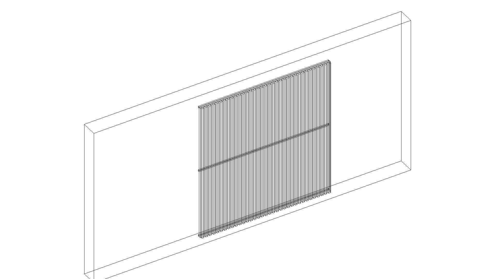 Fully Parametric Fluted Ribbed Wall Based Panel Family 3D model | CGTrader