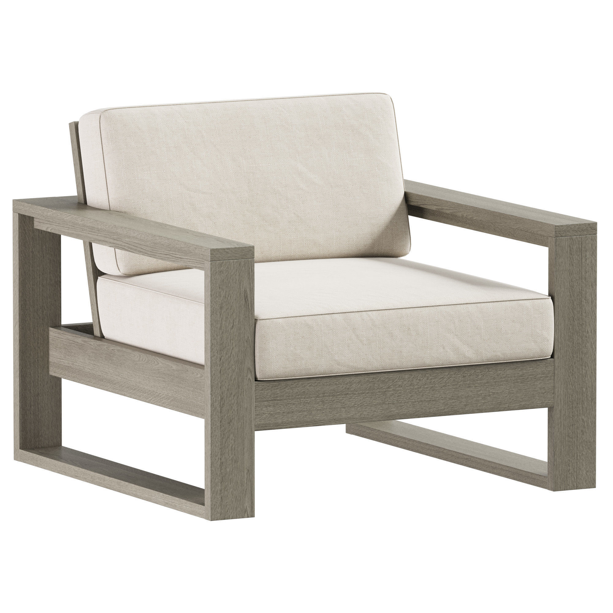 Portside outdoor lounge chair 3D model | CGTrader