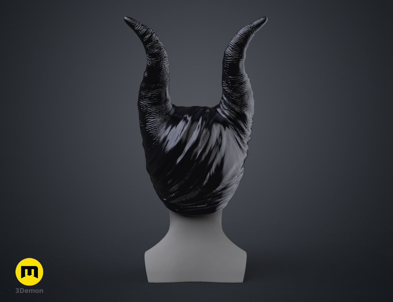 Maleficent Horns 3D model 3D printable | CGTrader