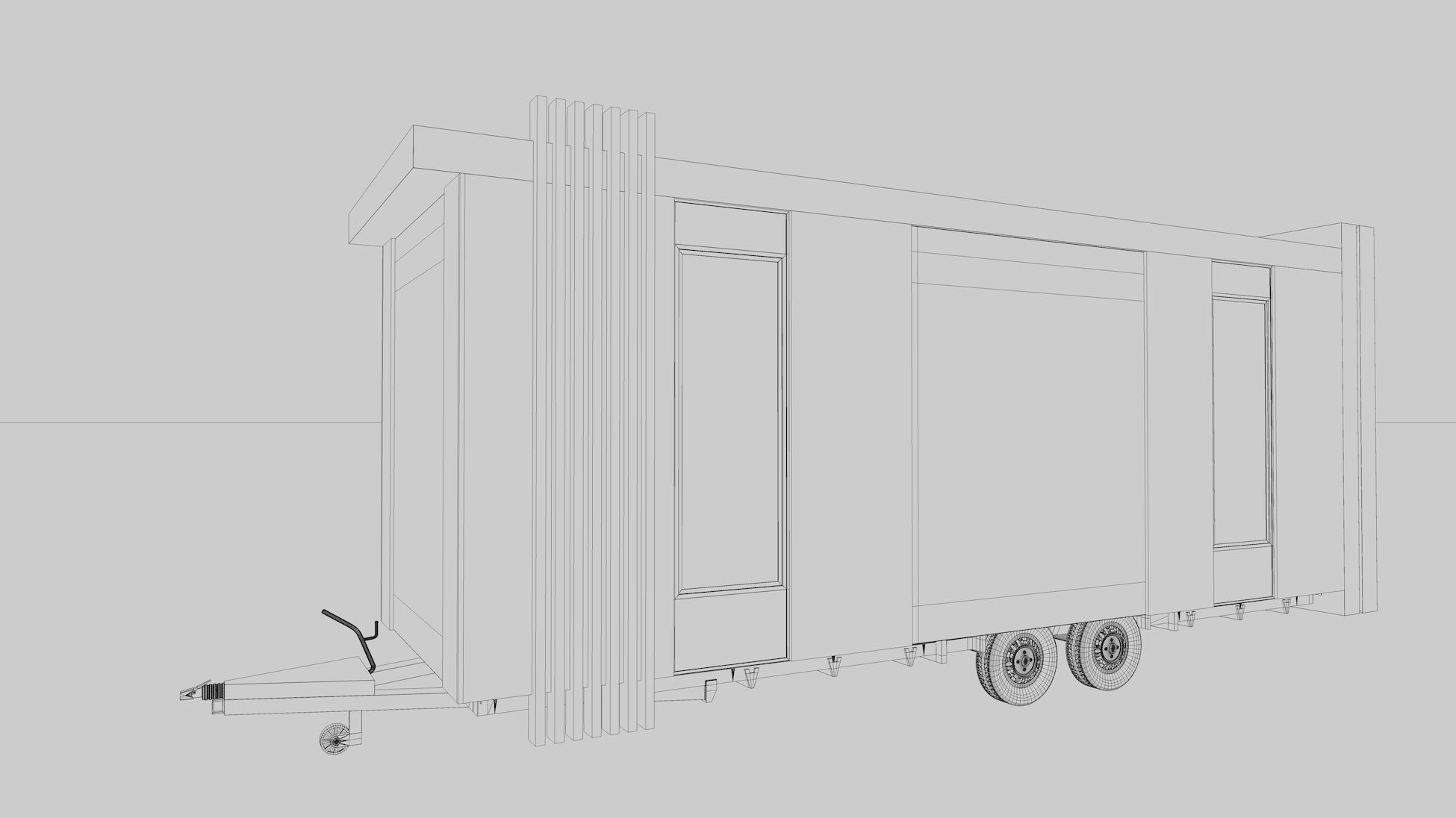 Tiny House 01 3D model | CGTrader