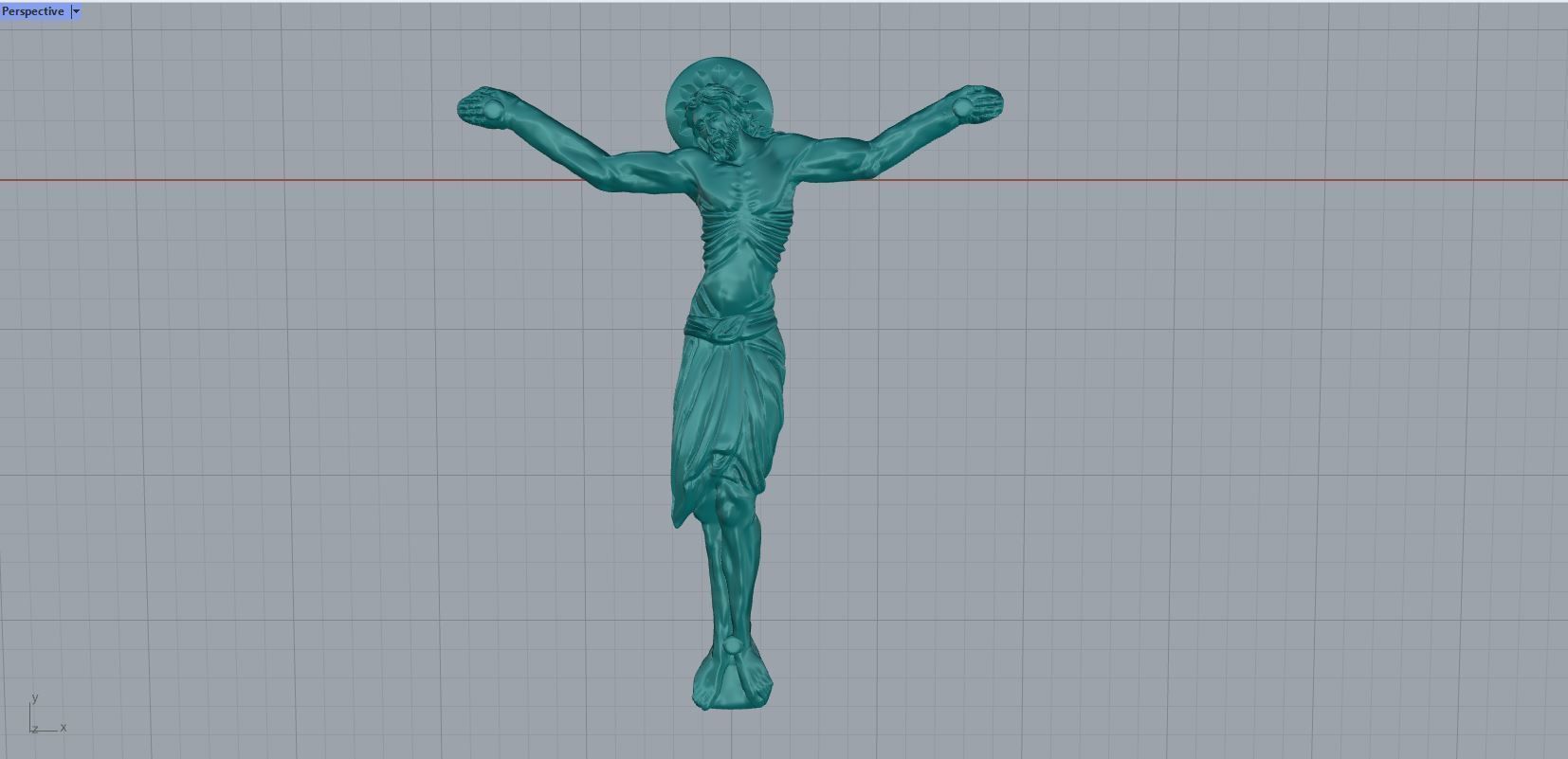 Jesus Cross Pendant Inri 3D model 3D printable | CGTrader