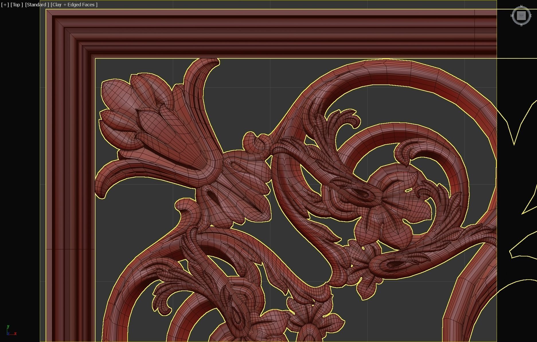 free ornamental classic decoration 3d model frame vol 32 free 3D model ...