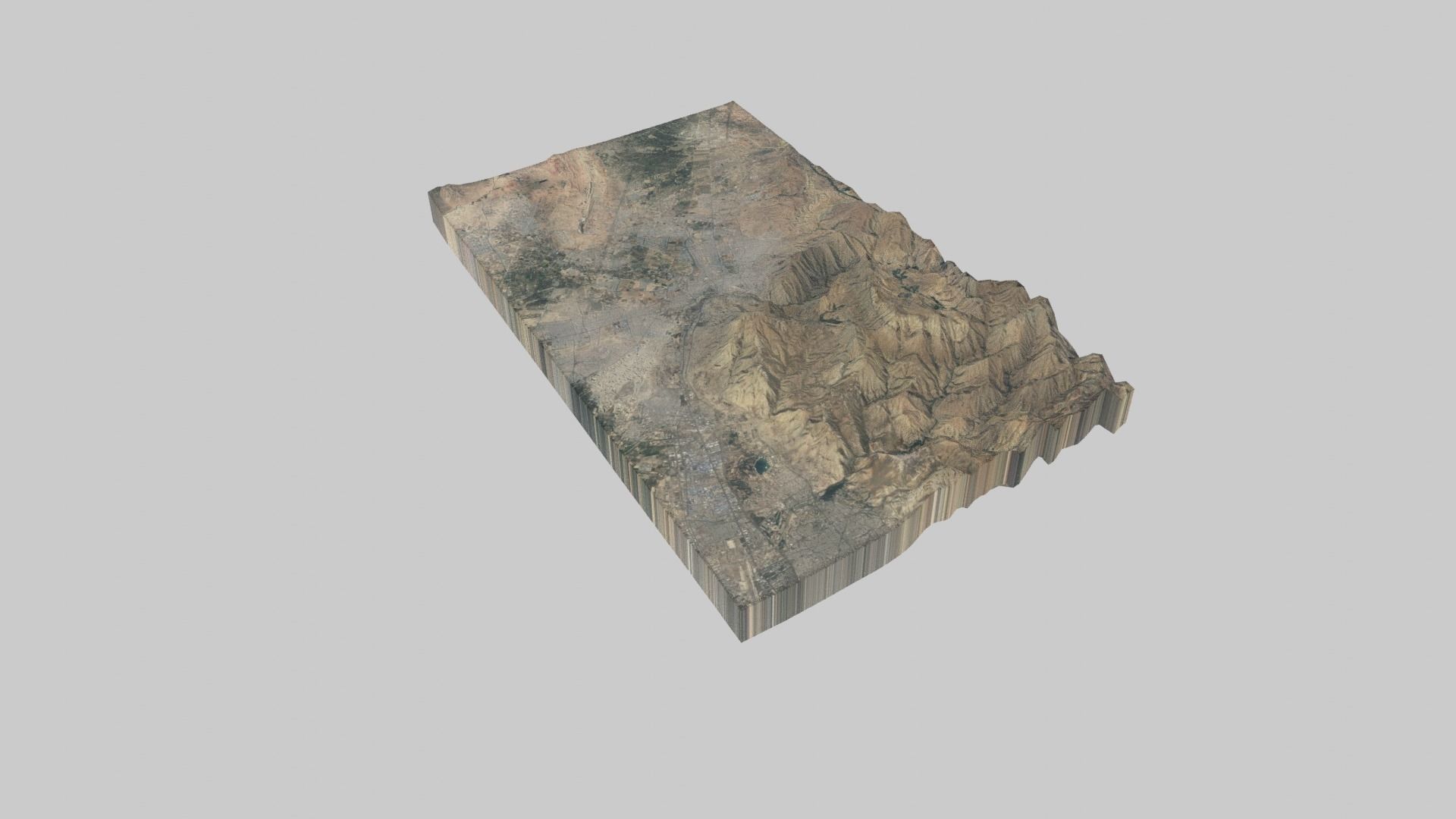 3D model Karaj City VR / AR / low-poly | CGTrader