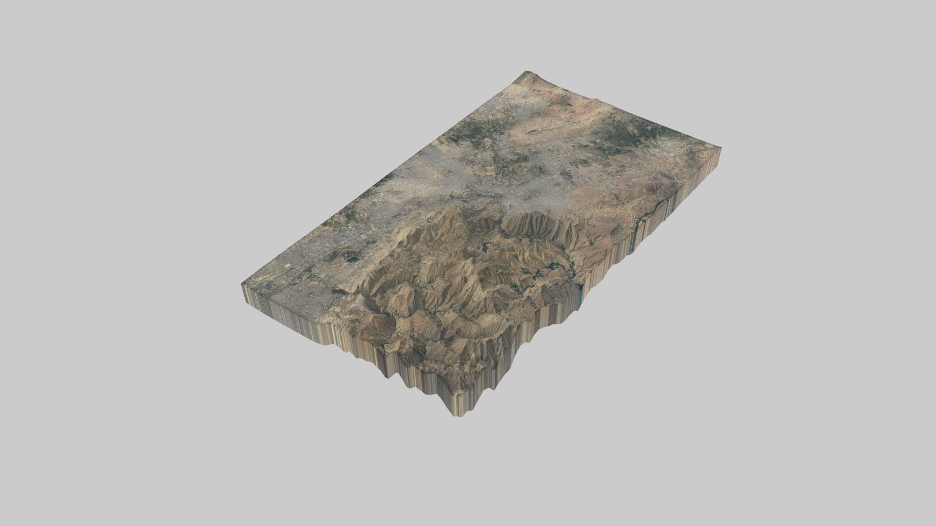3D model Karaj City VR / AR / low-poly | CGTrader
