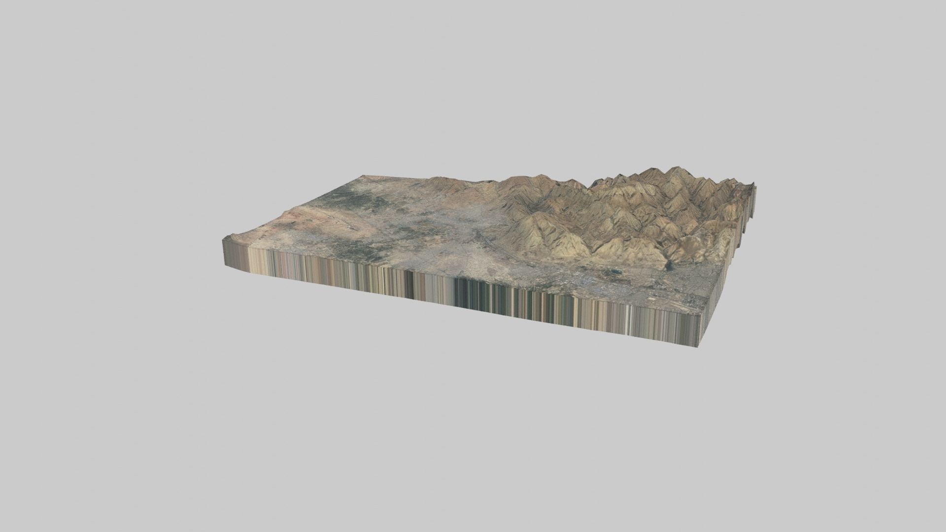 3D model Karaj City VR / AR / low-poly | CGTrader
