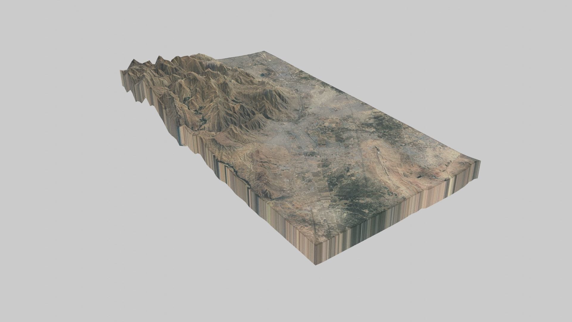 3D model Karaj City VR / AR / low-poly | CGTrader