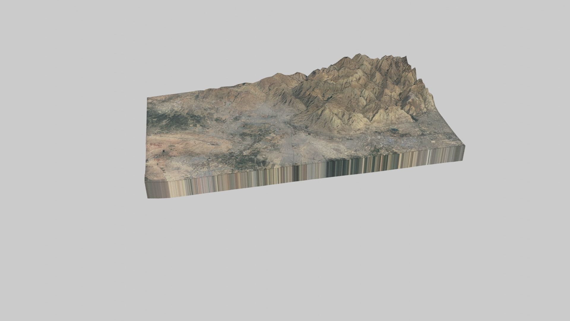 3D model Karaj City VR / AR / low-poly | CGTrader