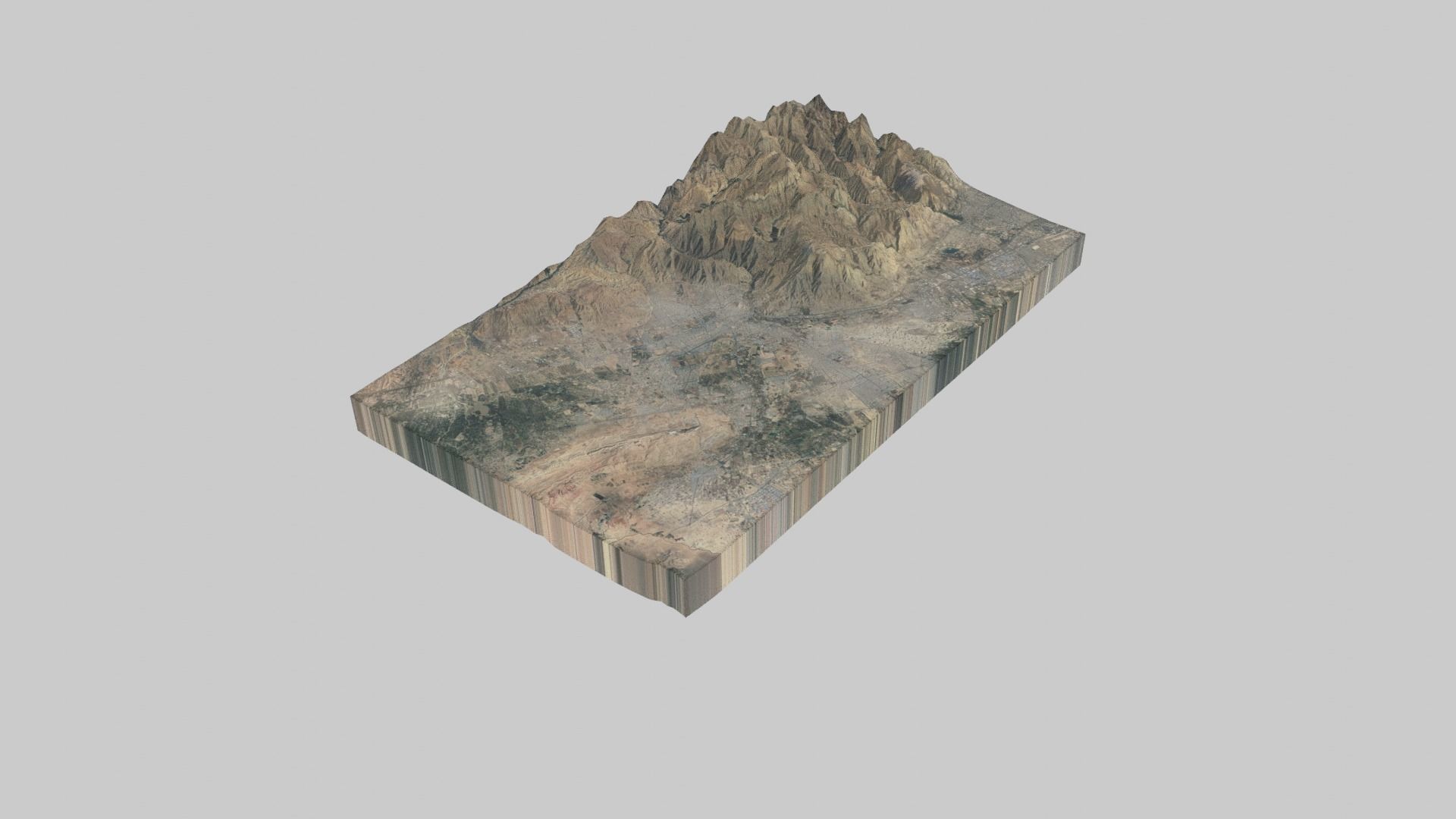 3D model Karaj City VR / AR / low-poly | CGTrader