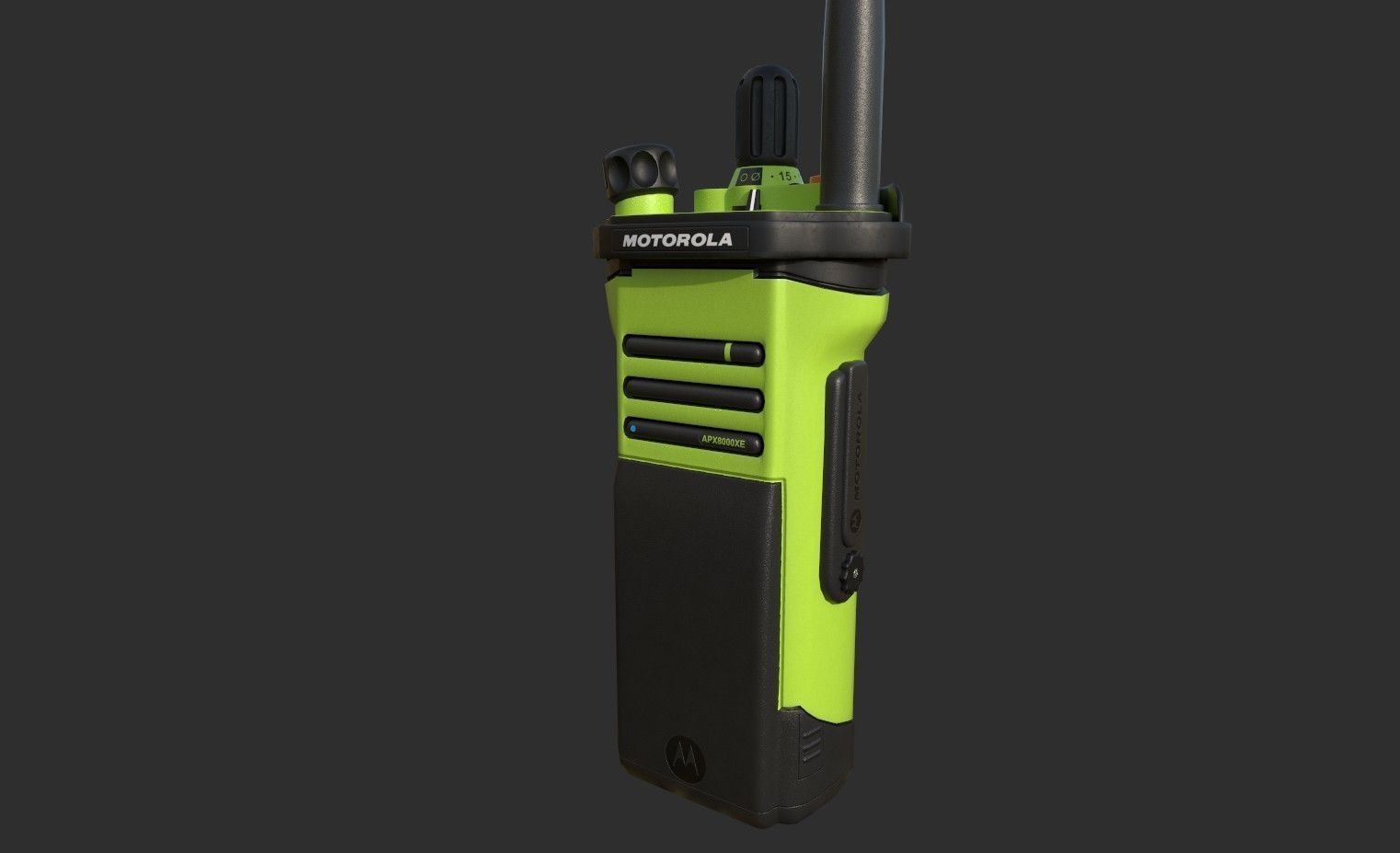 3D model Motorola APX8000XE Radio and strap VR / AR / low-poly | CGTrader