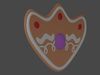 Gingerbread Shield Prop 3D model | CGTrader