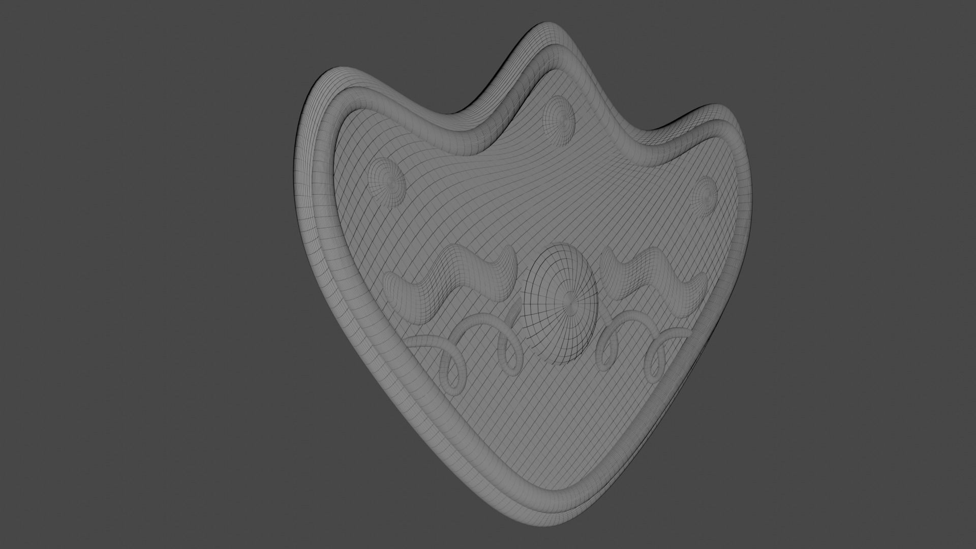 Gingerbread Shield Prop 3D model | CGTrader