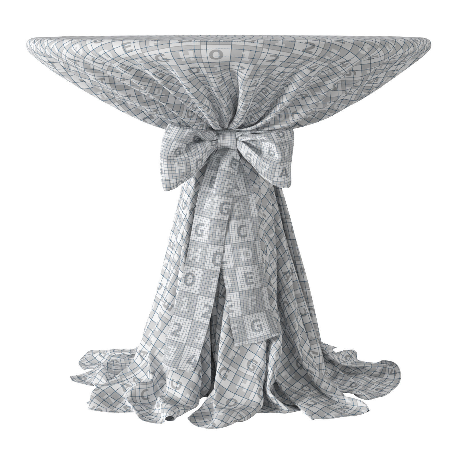 3D model Banquet tables with bow VR / AR / low-poly | CGTrader