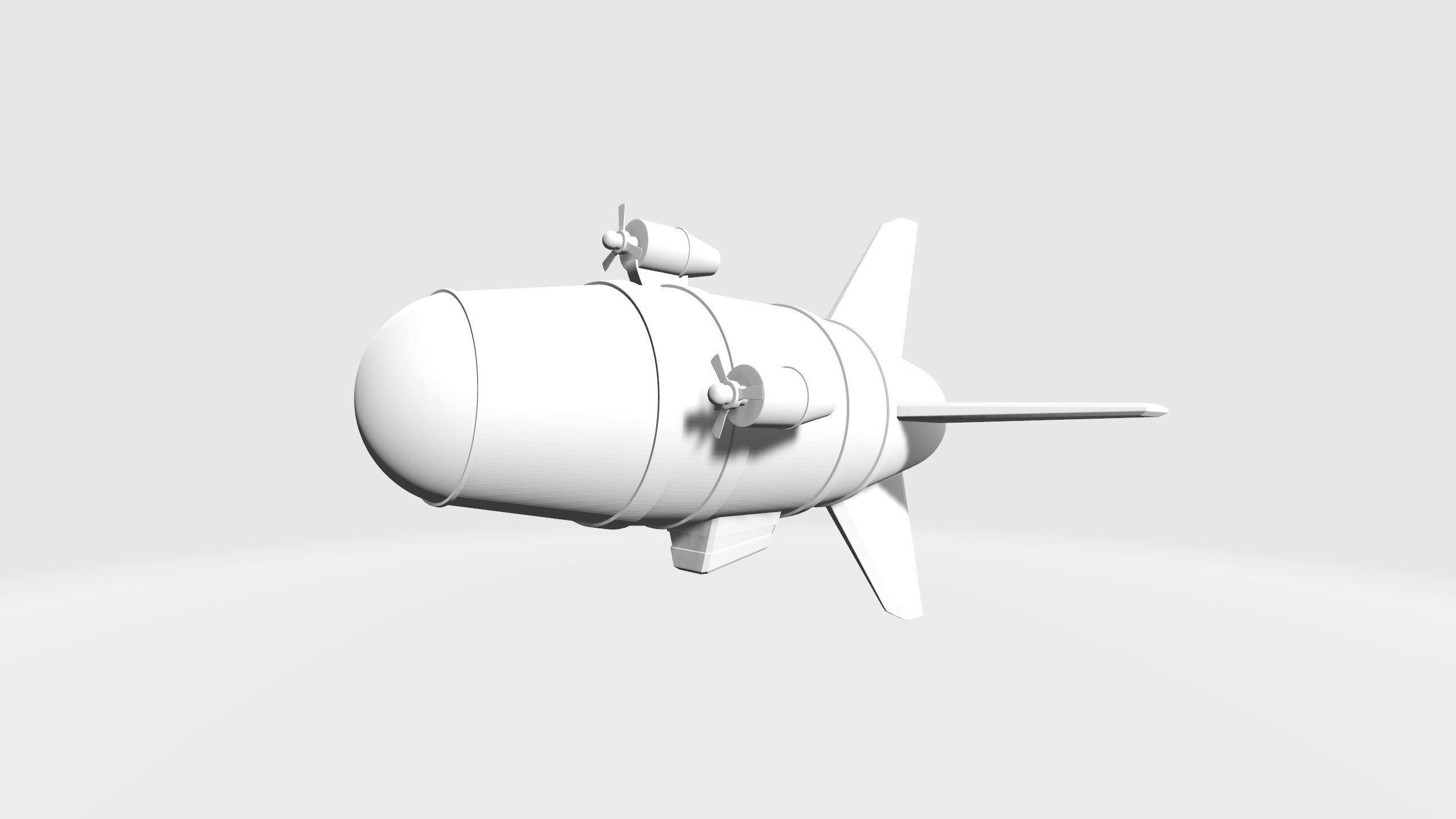 Airship 3D model | CGTrader