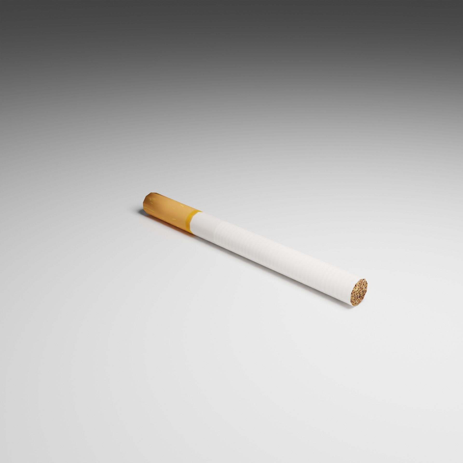 3D model Single Cigarette VR / AR / low-poly | CGTrader