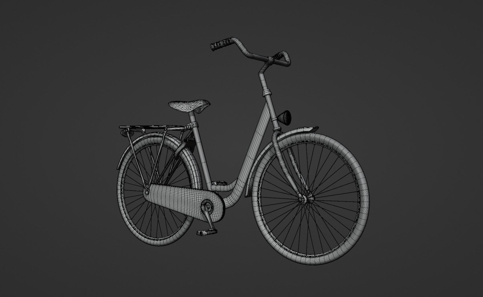 3D model Dutch city bike - OV fiets VR / AR / low-poly | CGTrader