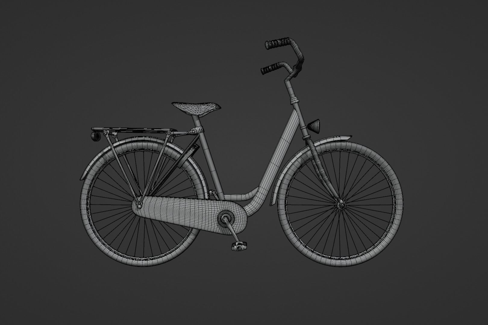 3D model Dutch city bike - OV fiets VR / AR / low-poly | CGTrader