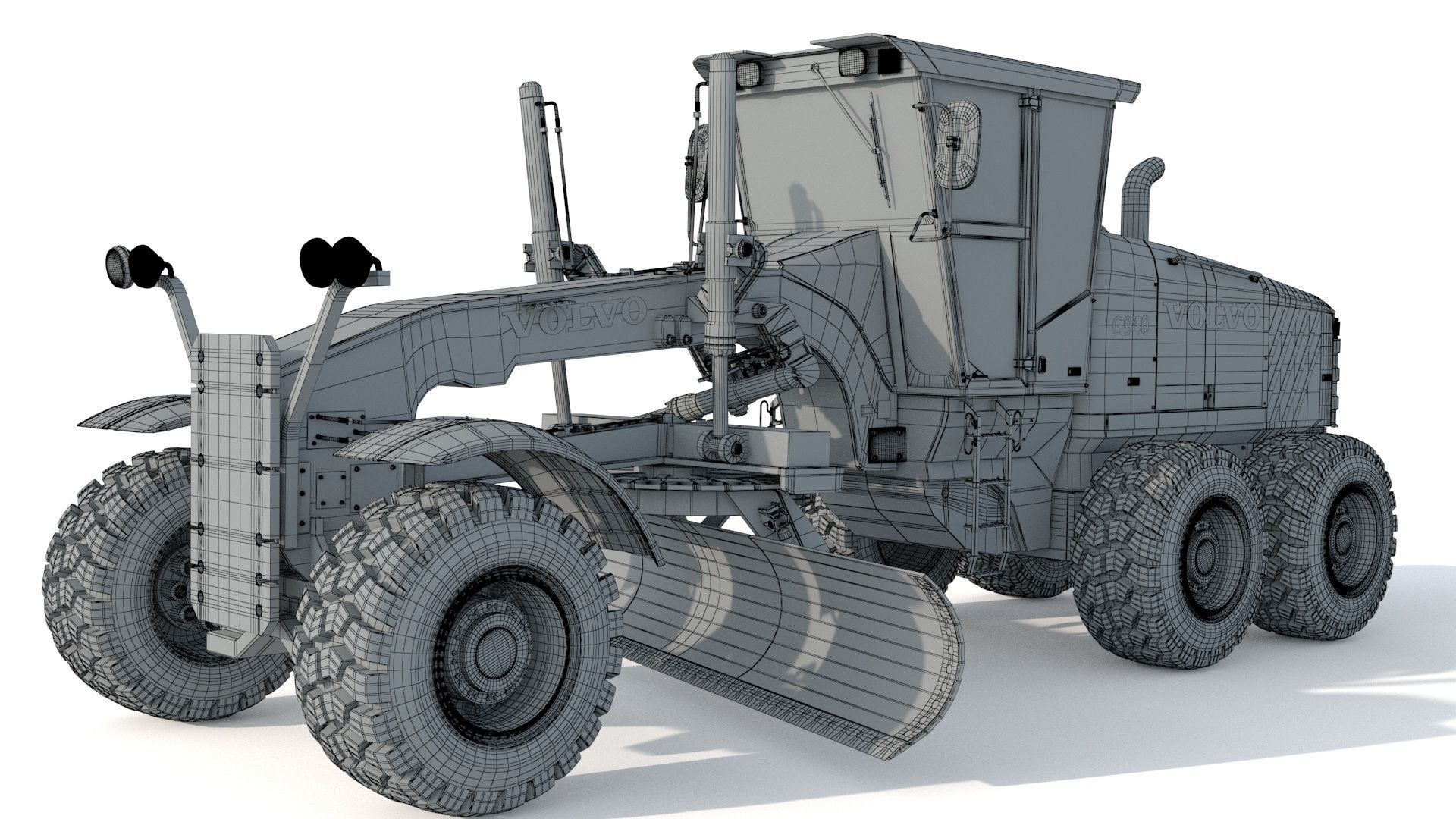 Volvo G940 Grader 3D model | CGTrader