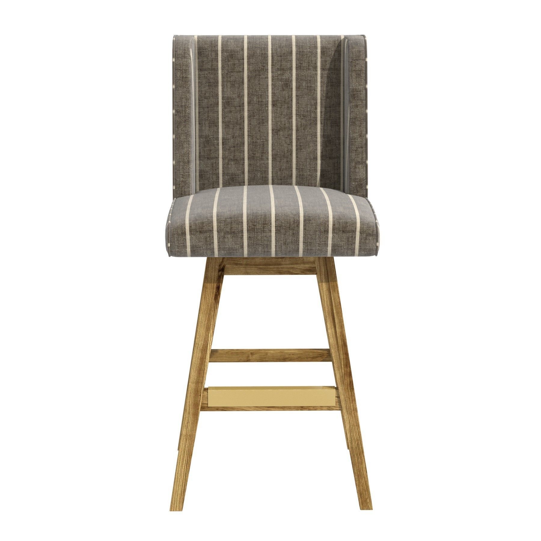 ALDER TWEED TRIBECA SWIVEL BAR STOOL 3D model | CGTrader