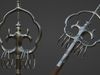 Japanese Priest Staff 3D model | CGTrader