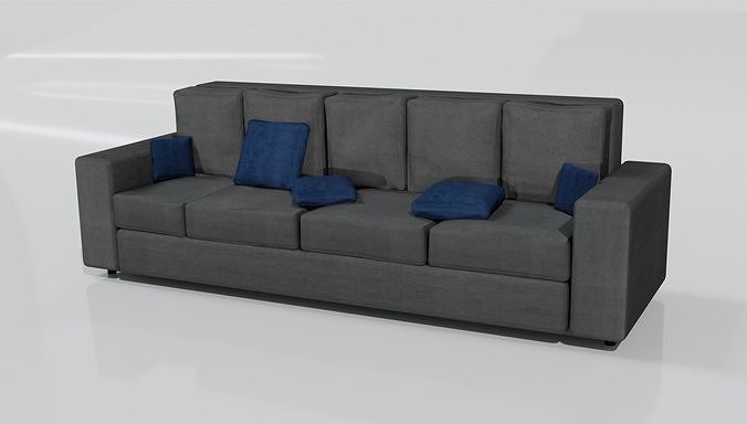 Fabric Sofa 3D model | CGTrader